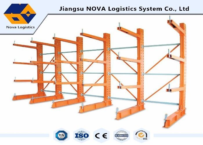 Heavy Duty Cantilever Storage Racks 200 - 1000 Kg Per Arm For Building ...