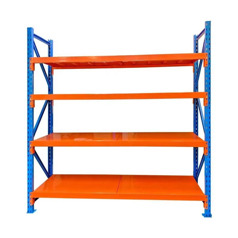 Blue Longspan Boltless Assembly Shelves Orange Warehouse Versatile ...