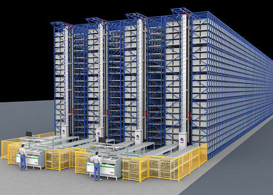 Industry Smart Lifting Automated Storage Rack Warehouse Systems With ...