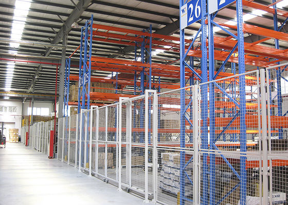 Double Deep Cross Beam Selective Pallet Rack Uprights 1000kg/Layer