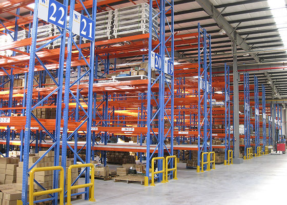 Double Deep Cross Beam Selective Pallet Rack Uprights 1000kg/Layer