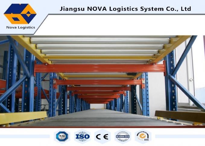 Warehouse Storage Gravity Pallet Racking Corrosion Protection For ...